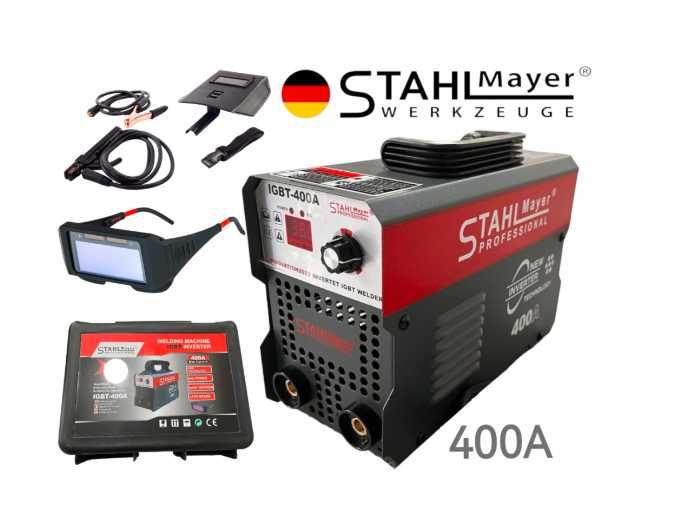 Немски инверторен електрожен 400А STAHLMAYER + ПОДАРЪК СОЛАРНИ ОЧИЛА гр. София Център • OLX.bg