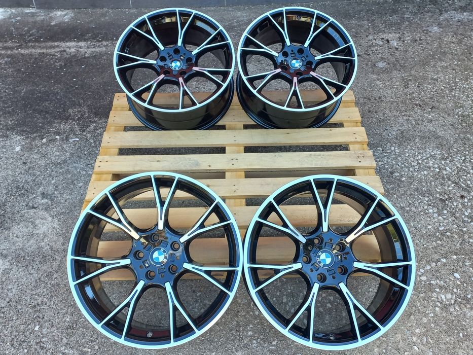 19.Bmw 5x120 Style 789M.Bicolour Jet Black Diamond cut.1 3 4 5 6 7 Er ...