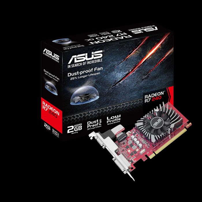 Placa Video ASUS Radeon R7 240 2GB GDDR5 low profile Alexandria • OLX.ro