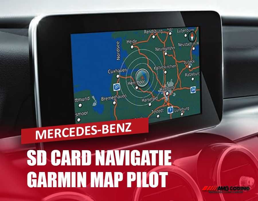 SD Card hartă navigație Mercedes A B CLA E CLS GLA GLE SLK Europa 2025 ...