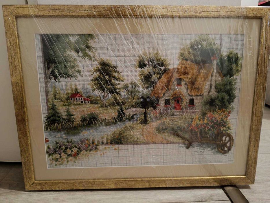 Vand tablouri goblen deosebite, inramate, lucrate manual Bacau • OLX.ro