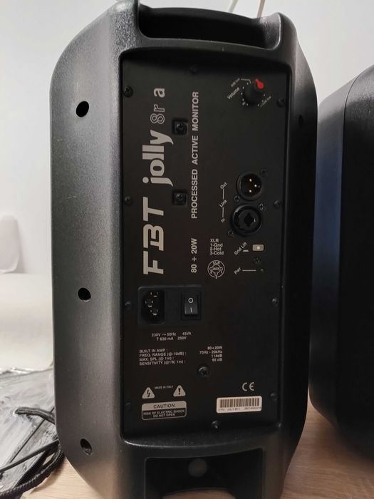 FBT Jolly 8 r. a 100w boxe active monitoare Satu Mare • OLX.ro