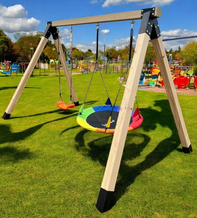 Leagan gradina, complex de leagane copii, set de joaca din lemn Brasov ...