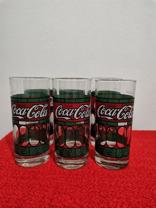 Pahare Coca Cola anii '80 Caracal • OLX.ro