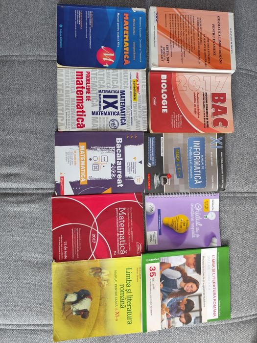 Donatie carti/culegeri/manuale pentru BAC si Engleza ( On Screen ) Radu ...