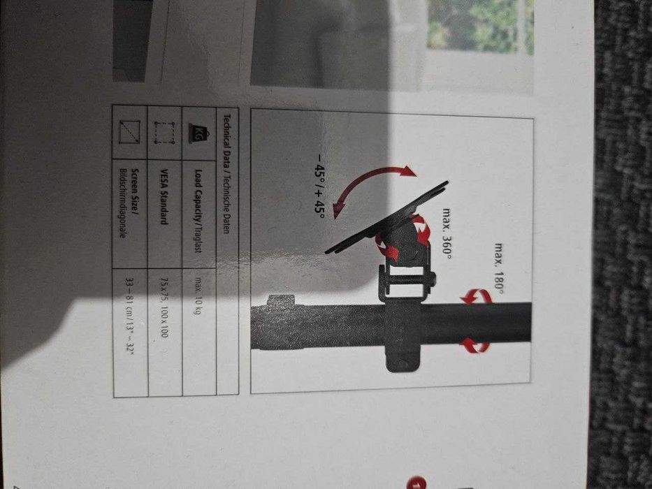 Suport monitor birou HAMA FullMotion 118490, 13-32", 10Kg Bucuresti ...