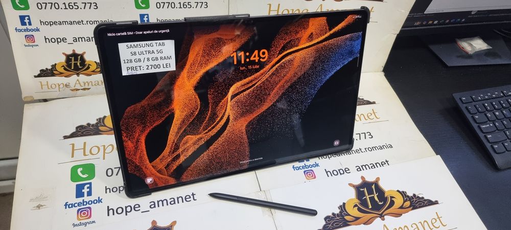 Hope Amanet P6 Samsung Tab S8 ultra 5G Bucuresti Sectorul 4 • OLX.ro