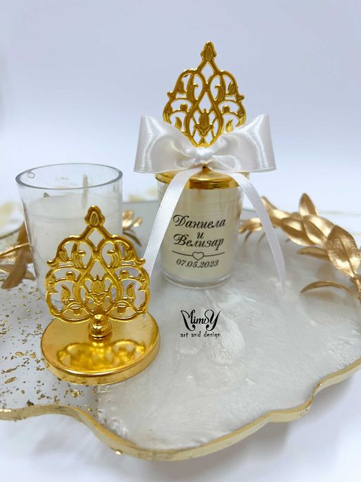 Подаръци за гостите на бал сватба погача юбилей гр Поморие • Olx Bg