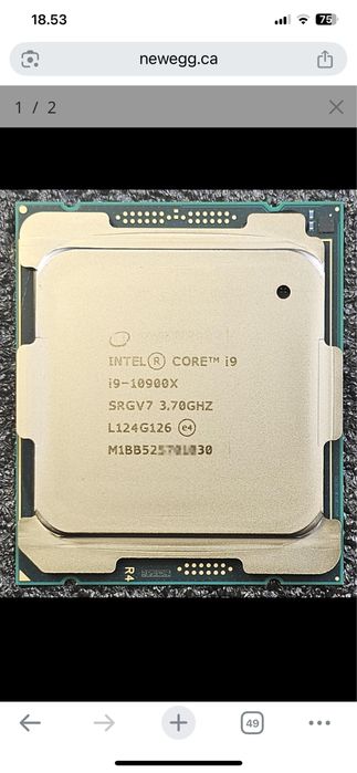 Intel Core i9-10900X – Висок клас HEDT процесори в отлично състояние гр ...