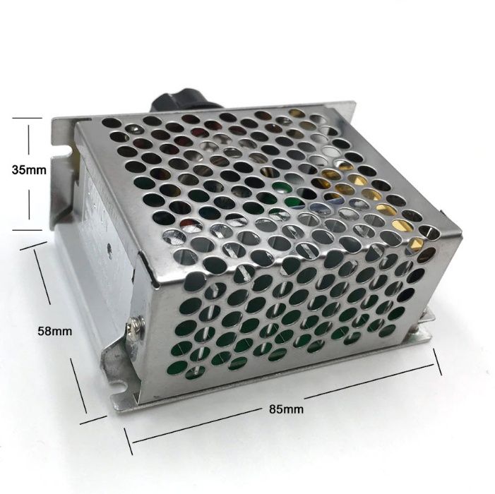 VARIATOR DE TENSIUNE regulator turatie pt motor electric 220V AC 4000W ...