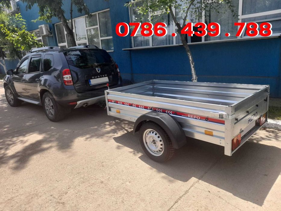 Remorca auto 750 kg prelata REPO ,auto,rar inclus Curtea de Arges • OLX.ro