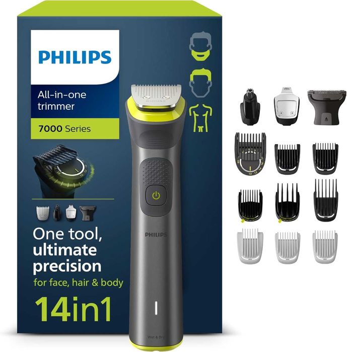 НОВ Тример за Брада Коса Мокро Бръснене PHILIPS SERIES 7000 MG7930/15 с. Панчарево • OLX.bg