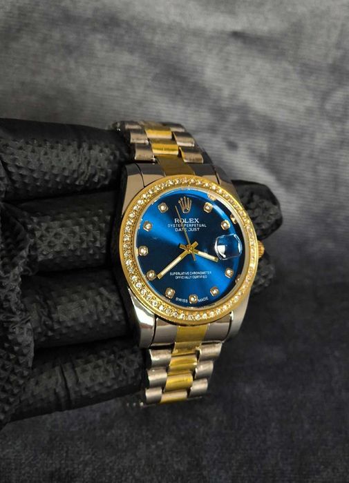 Ceas Rolex Datejust Diamond Blue - 36mm Pitesti • OLX.ro