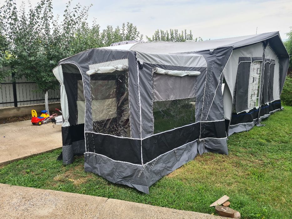 Cort rulota Camptech Savanna DL + Anexa inalta Galati • OLX.ro