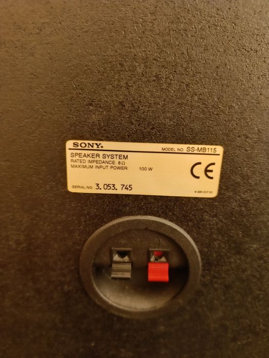 Boxe raft Sony SS-MB115, 8ohmi, 100W Deva • OLX.ro