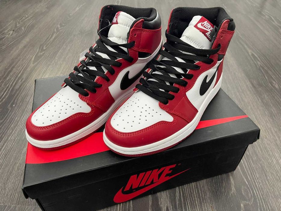 Adidasi/Sneakersi Jordan 1 Chicago red Produs nou calitate luxury ...