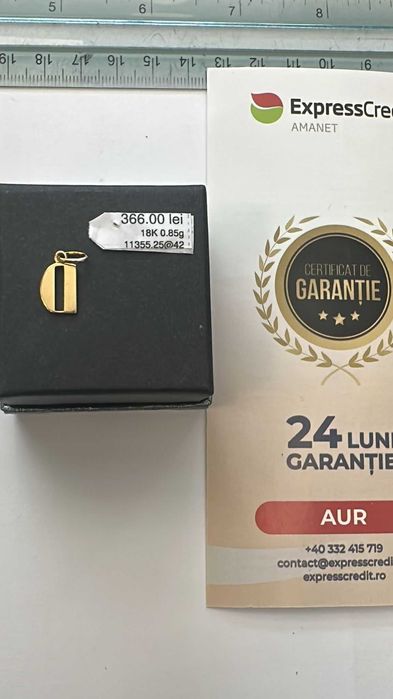 Pandantiv aur 14K 0.85 GR (Ag45 B:11355.25.42) Bacau • OLX.ro