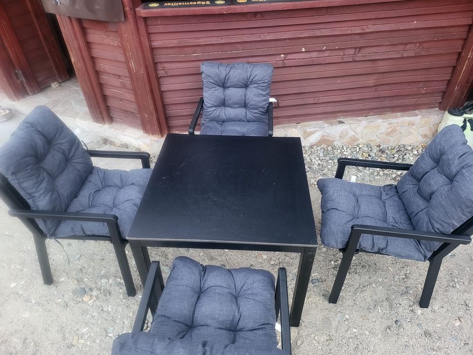 Vand Set Masa Scaune terasa 3 seturi complete Pitesti • OLX.ro