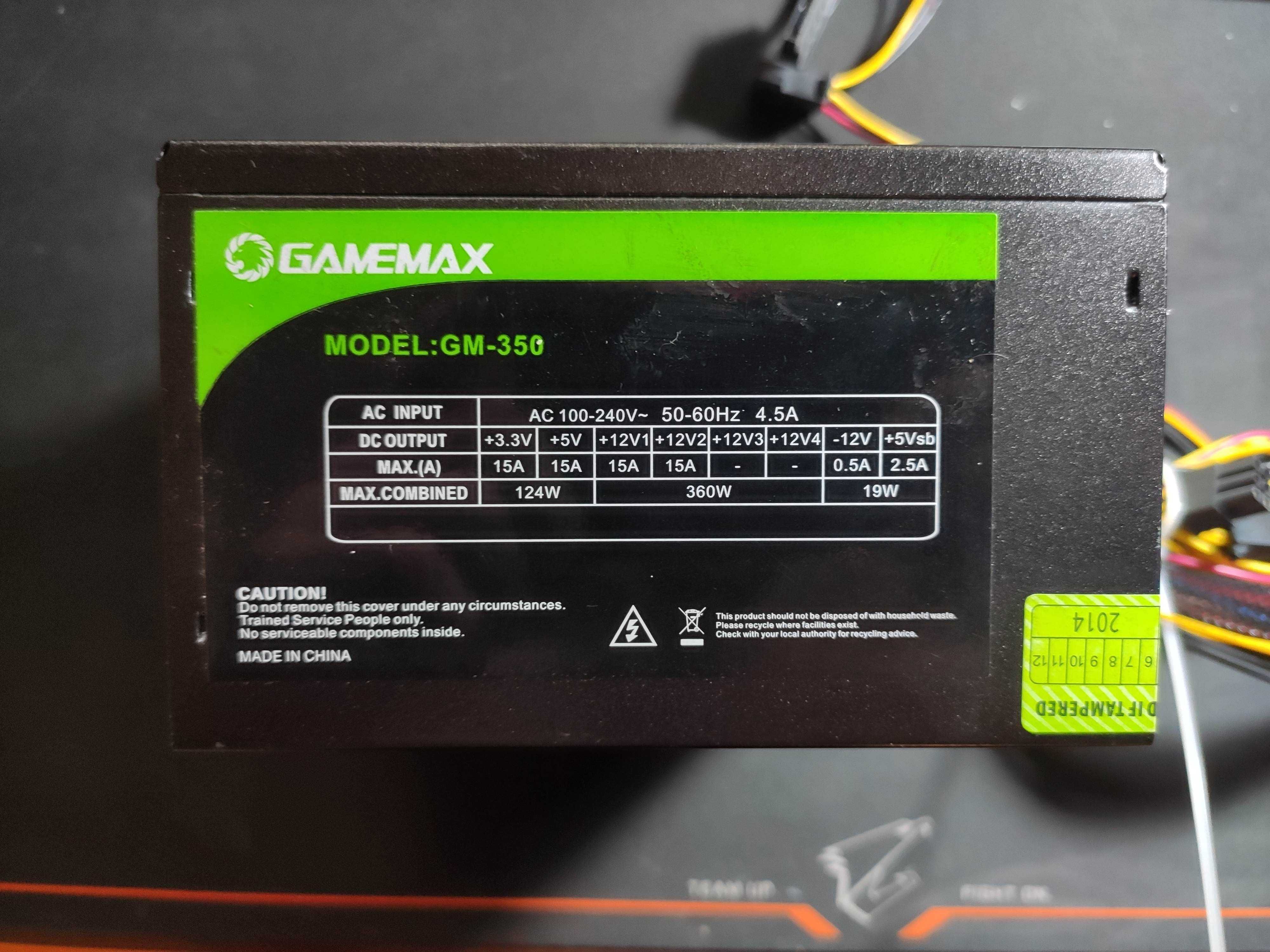 Блок питания Gamemax 300w 7 000 тг Комплектующие и аксессуары
