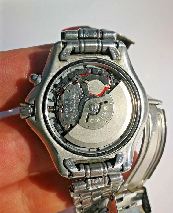 Seiko Ags Scuba 200m Albastru Diver's ref 5M23 6B40 Kinetic Iasi • OLX.ro