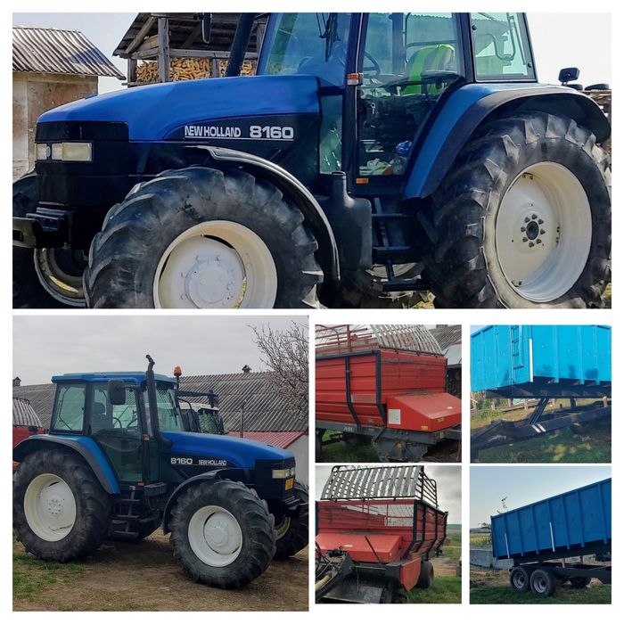 Remorca 12 tone/ New Holland 100 cp/ Remorcă fân Suceava • OLX.ro