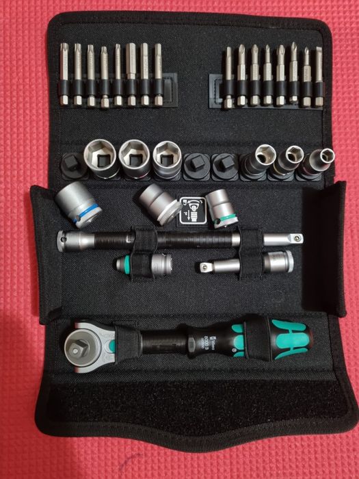 Clichet cu tubulare și biți 3/8 WERA 8100 SB 6 Beba Veche • OLX.ro