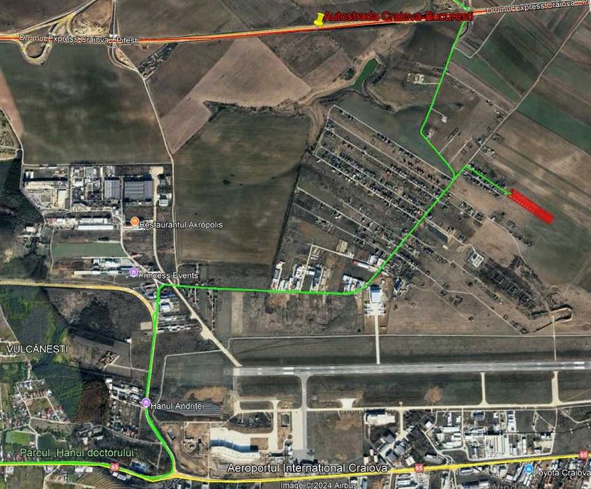 Parcele 400 mp teren intravilan Cartier Aeroport Ghercesti • OLX.ro