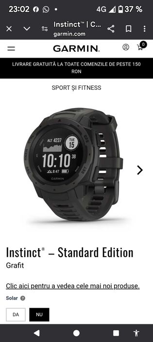 Ceas Garmin Instinct Nou Cristuru Secuiesc • OLX.ro