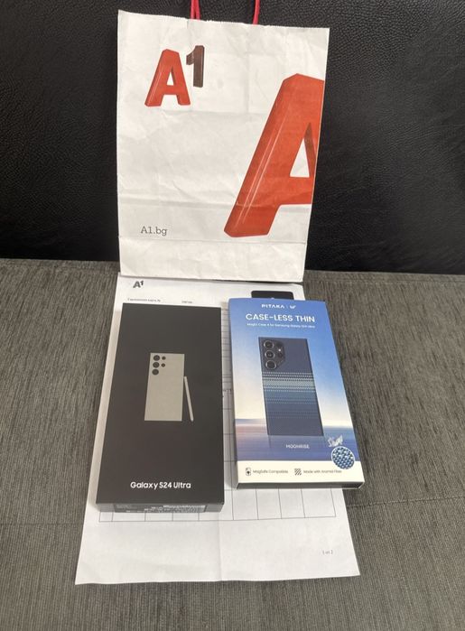 КАТО НОВ 1TB Samsung S24 Ultra 12GB A1 Гаранция 2026 Titanium Gray Сив гр. София Младост 1 • OLX.bg