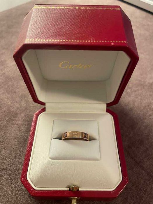 Inel Original Cartier Love - 18 ct. Aur roz Constanta • OLX.ro