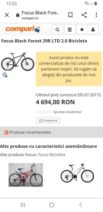SUPER PRET OCAZIE bicicleta Focus black forest Maracineni • OLX.ro