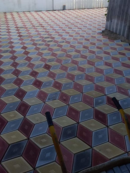 Pavaje pentru gradina model Romb 3D de la 39lei mp Montaj pavele dale ...