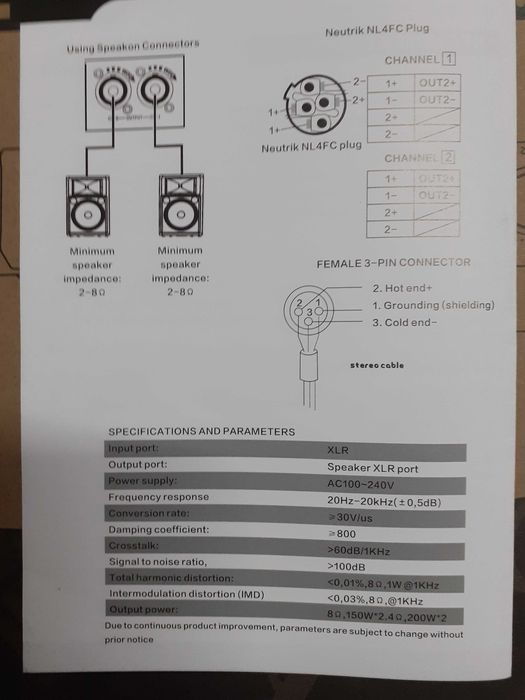Statie de amplificare stereo 400w Braila • OLX.ro