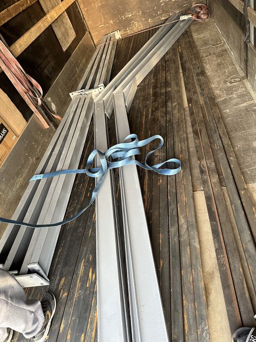 Hale metalice recuperate , din profil inp 140 recuperat pe stoc ...