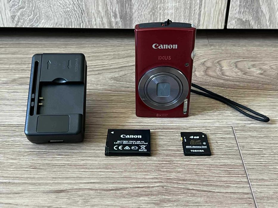 Camera aparat foto video digital CANON Ixus 160 +card si incarcator ...