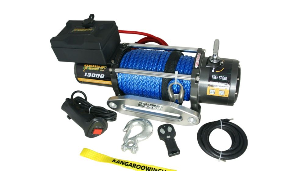 Лебедка PowerWinch (Kangaroo) 13000lb (5906kg) за пътна помощ (джип) гр ...