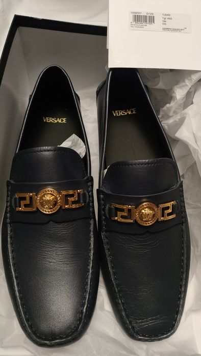 Vand pantofi Versace marimea 45, noi, originali mocasini Medusa pantof ...