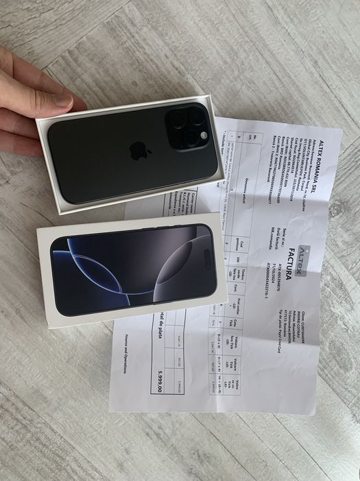 IPhone 16 Pro achizitionat Altex Timisoara • OLX.ro