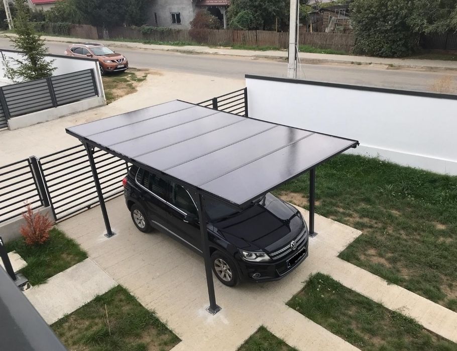 Copertina Auto Carport Platon, Hobby Metal, Aluminiu, Gri antracit Iasi ...