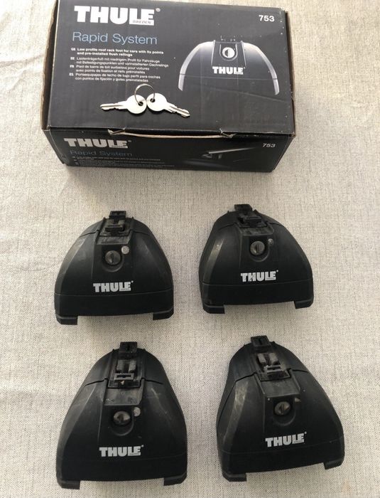Thule 753 основи за багажник + Thule 4023 BMW гр. София Център • OLX.bg
