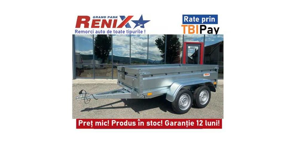 Remorca 2 axe/remorca 750 kg/Neptun PRO 236/129/40 Cluj-Napoca • OLX.ro