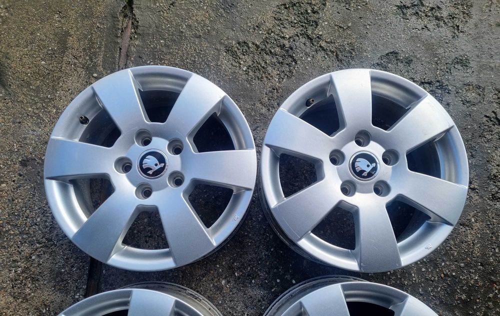 Jante skoda audi,vw,seat, 5x112 pe 15 originale Cluj-Napoca • OLX.ro