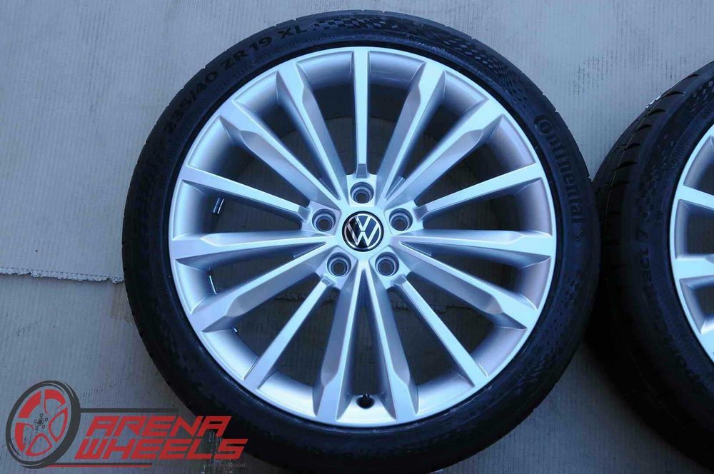 Roti Vara Noi 19 inch Originale VW Passat B8 B9 Continental 235/40 R19 ...