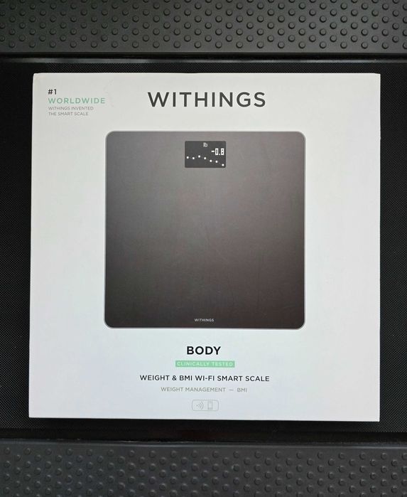 Кантар Withings Body BMI, Wi-fi, 180 кг, Черен гр. Велико Търново Център • OLX.bg