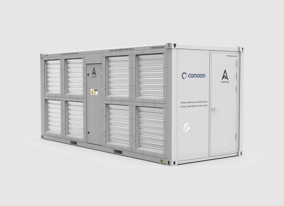 Avalon Air-cooling Mining Box-20ft-CE - Container setat minat BTC/ETH ...