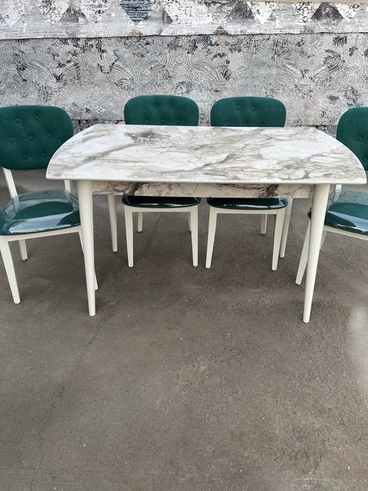 Столы и стулья для кухни Oshxona uchun stol va stul: 3 700 000 сум - Кухонная мебель Ташкент на Olx