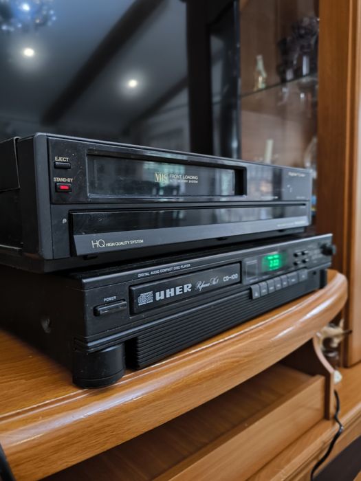 Aparate audio-video vintage – VHS + CD Player UHER + Sony Suta Seaca ...