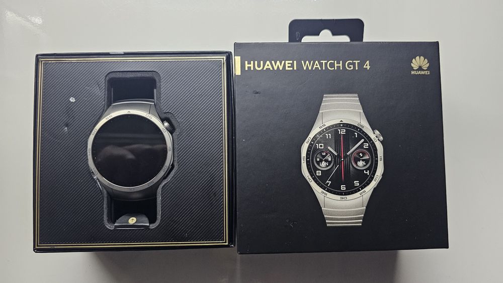Huawei watch GT4 Titan Gray + 2бр.кейса гр. София Мусагеница • OLX.bg