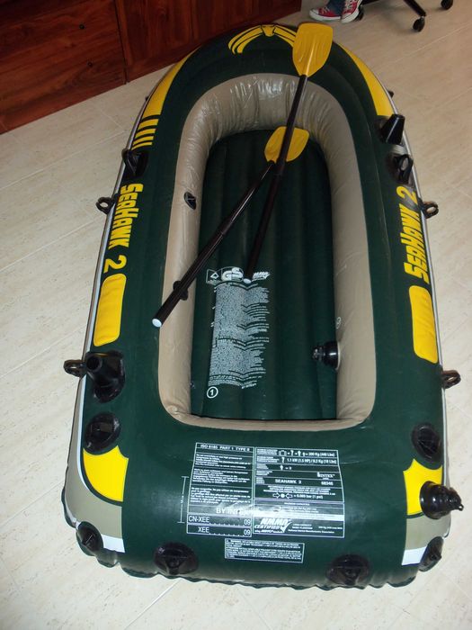 Barca gonflabila, Intex Seahawk 2, pentru 2 persoane Bistrita • OLX.ro