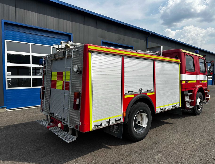 Scania P82 M 4x2 L | Masina de pompieri | 3000L Tihau • OLX.ro